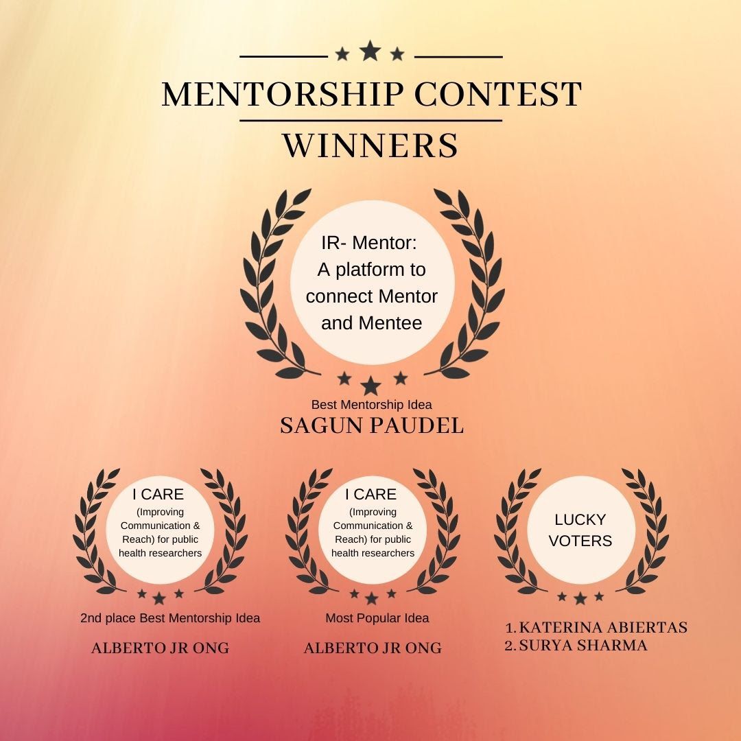 Sagun Paudel, UGM TDR Almuni won the Global Asia Mentorship Contest ...